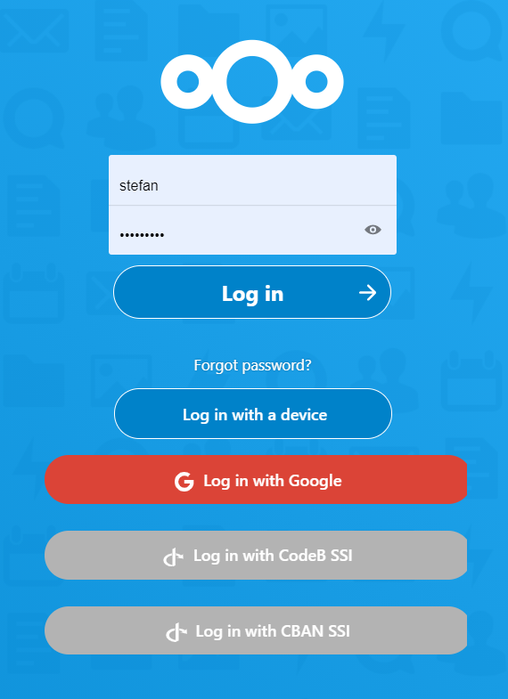 Use CodeB SSI as OIDC Identity Provider for NextCloud - CodeB Use CodeB SSI as OIDC Identity Provider for NextCloud - CodeB