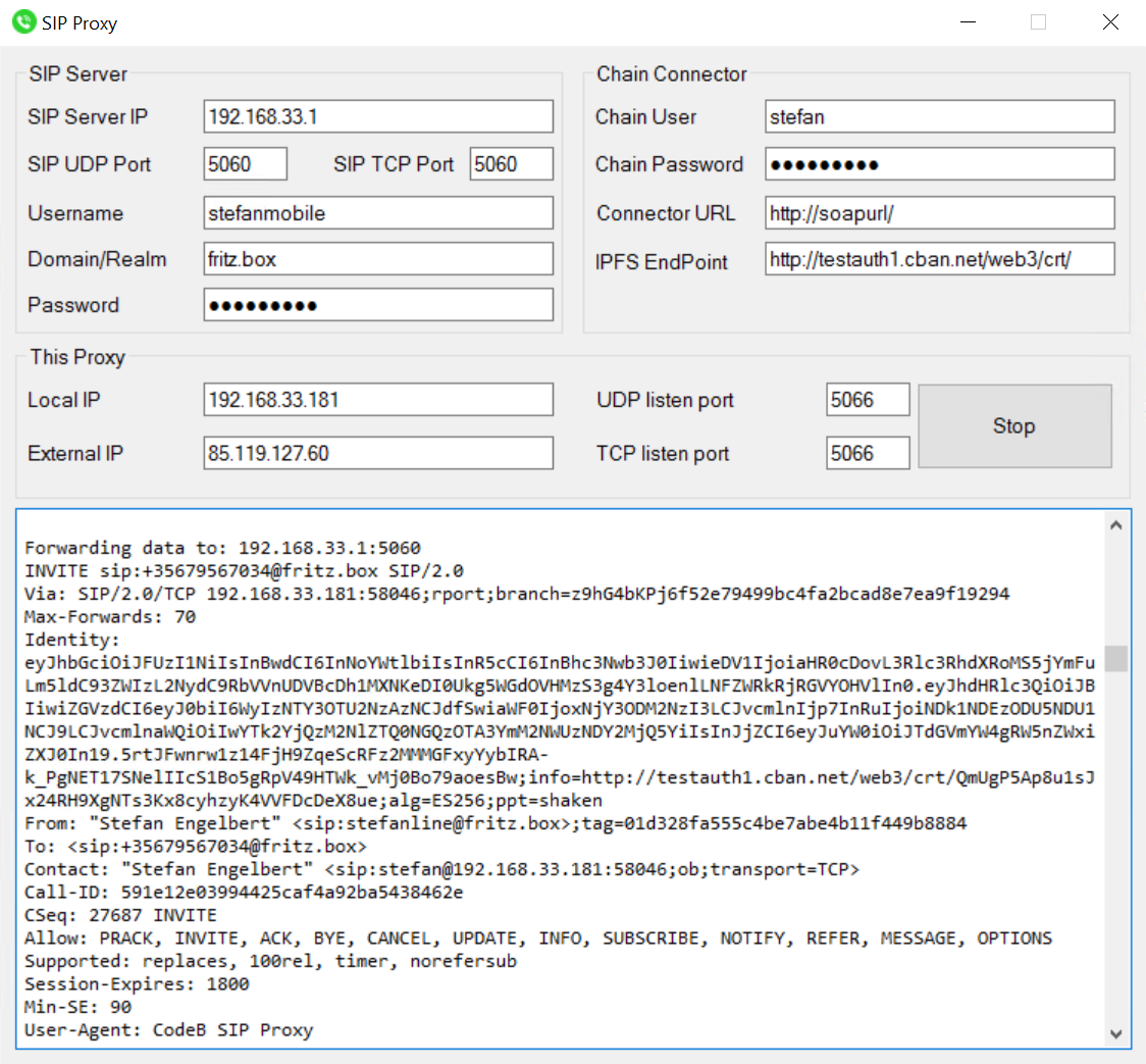 CodeB distributed SIP Proxy – CodeB